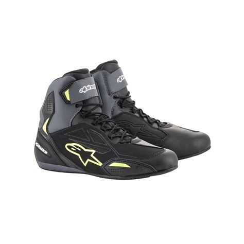 Alpinestars Faster 3 Drystar Shoe 175 Blackgrayyellowfluo Mg