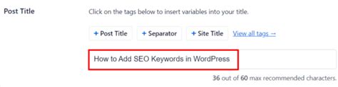 How To Add SEO Keywords In WordPress Boost CTR Rankings