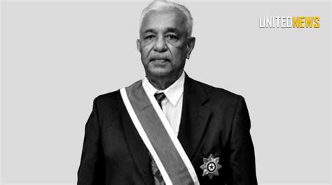 Gewezen Vicepresident Jules Ajodhia Overleden United News