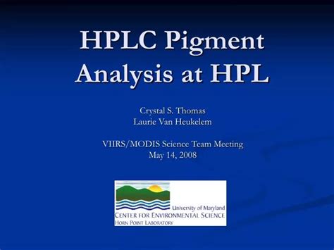 Ppt Hplc Pigment Analysis At Hpl Powerpoint Presentation Free