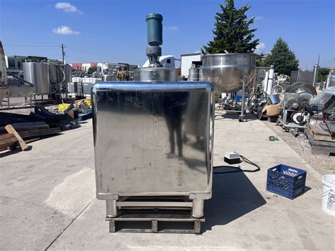Refurbished 275 Gallon Sanitary Mix Tote For Sale At Dairy Engineer