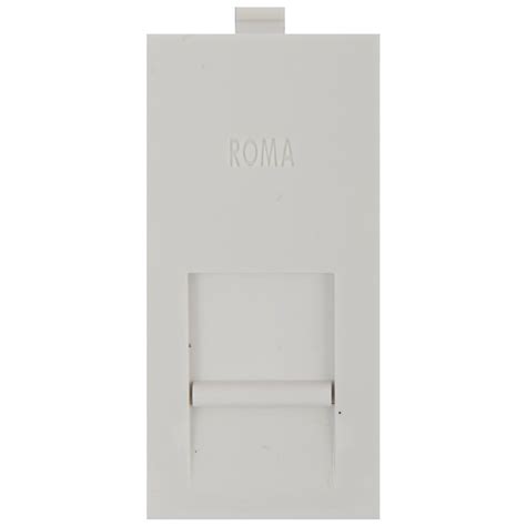 White Anchor Roma Rj45 Computer Socket Cat6 For Electric Fittings At
