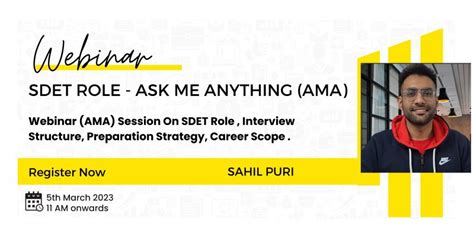 Sahil Puri On Linkedin Testing Automation Quality Leadership Webinar Love Strategy Sdet…