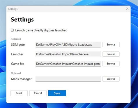 Quickmodstarter Auto 3dmigoto Launcher Modding Tool For Genshin