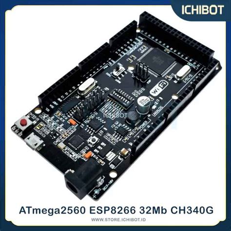 Jual Mega 2560 Wifi R3 Atmega2560 Esp8266 32mb Memory Usb Ttl Ch340g
