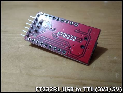 Embedded Things FTDI FT232RL USB To TTL 3V3 5V