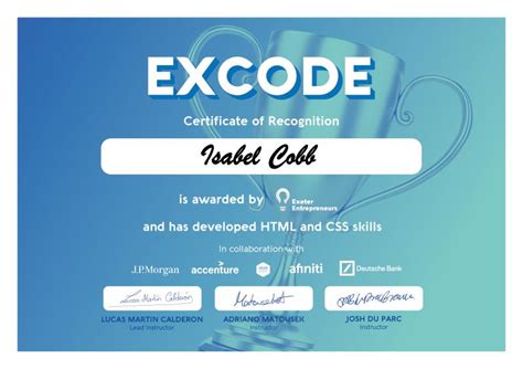 Isabel Cobb On Linkedin I Recently Received My Certificate For