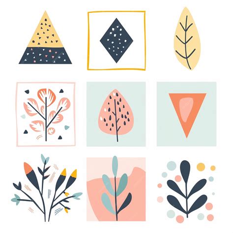 Parallelogram Vector Set Simple And Mi Premium Ai Generated Vector