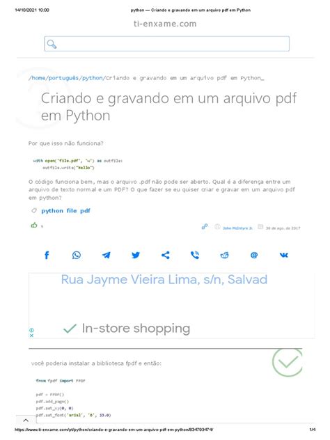 Criando E Gravando Arquivos Pdf Com Python Uma Introdução Ao Uso Da