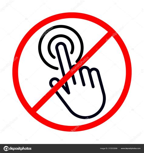 Hand Pointer Cursor Mouse Clicking Linear Icon Symbol Form Pressing Stock Vector By Sommersby