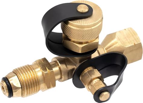 4 Port Propane Brass Tee Adapter Kit Propane Tank Tee