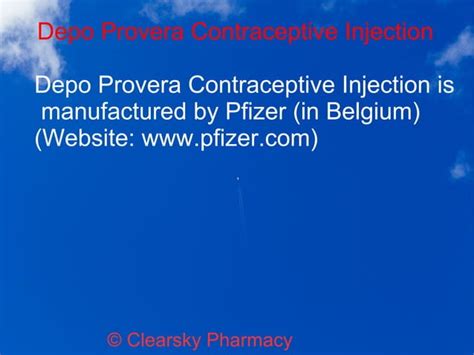 Depo Provera Contraceptive Injection Odp Pregnancy Reproductive Health