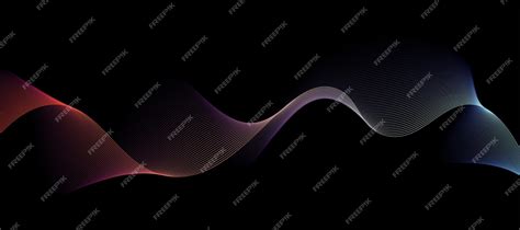 Premium Vector Colorful Motion Sound Wave Abstract Background Vector
