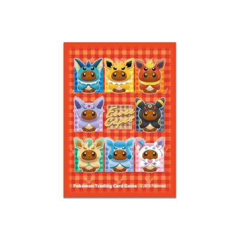 Pokémon Tcg Eevee Capes Card Sleeves 65 Sleeves Pokémon Center