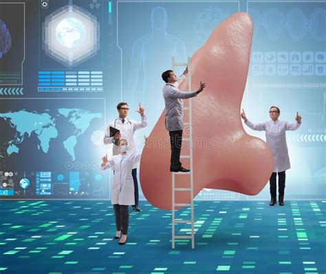 Doctors Doing Plastic Nose Surgery Stock Image Image Of Health Aging