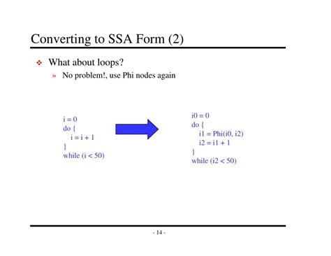 Ppt Eecs 583 Class 7 Static Single Assignment Form Powerpoint