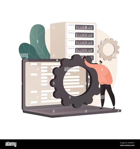 Database Abstract Concept Vector Illustration Stock Vector Image And Art