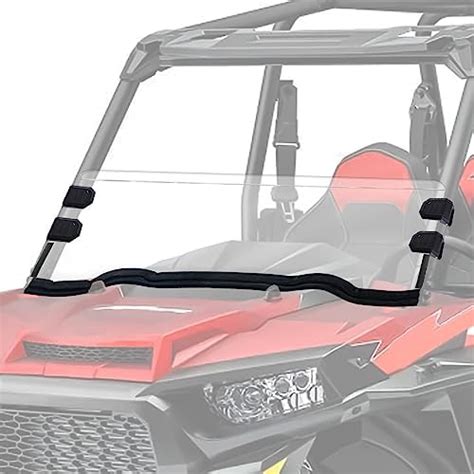 Amazon.com: Clear Half Windshield Heavy Duty Scratch Resistant Windscreen with Two Clamps ...