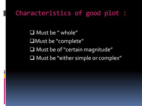 Literary Term Plot Ppt