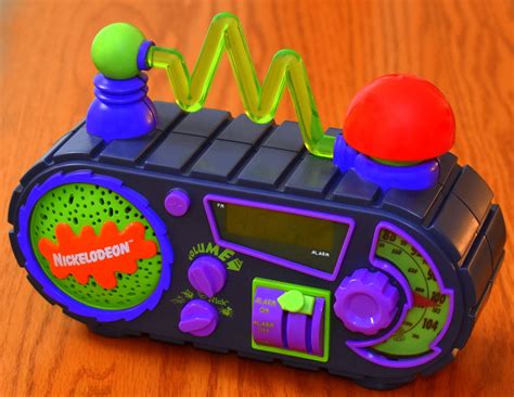 Vintage Nickelodeon Time Blaster Digital Clock Radio Model N2000