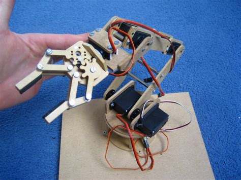 Mini Servo Grippers And Robotic Arm Using Arduino