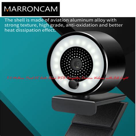 2k Full Hd Webcam Auto Focus Usb Computer Camera Webcam With Fill Light Lazada
