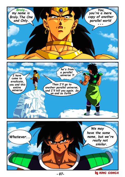 Doujinshi Broly Dbs Vs Broly Dbz Page 07 By Kinggonga On Deviantart