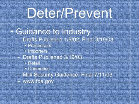 Ppt Agricultural Bioterrorism Preparing And Preventing It Powerpoint Presentation Id 252206