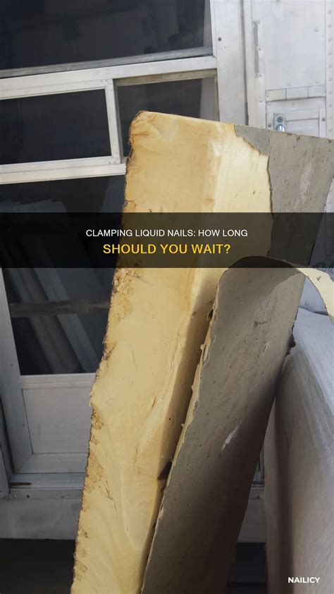 Clamping Liquid Nails How Long Should You Wait Nailicy