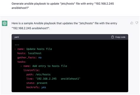 How To Create An Ansible Playbook Quickly Use Chatgpt Unixarena