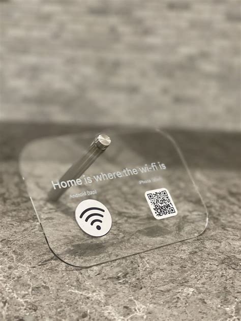 Wifi QR Code Sign Custom Acrylic Sign Custom Wifi Sign Etsy Wifi Sign Wifi Wifi Password Sign