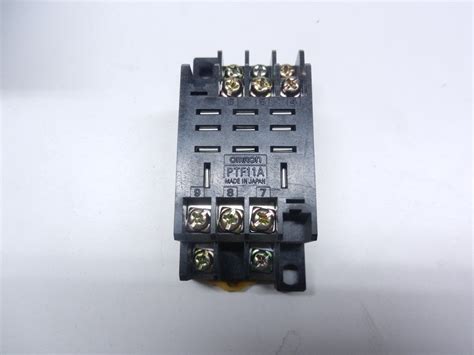 Ptf11a Omron Relay Base Ac Or Dc Current Ebay