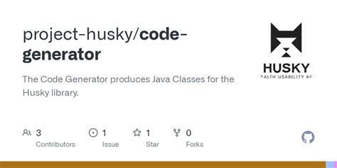 Github Project Huskycode Generator The Code Generator Produces Java