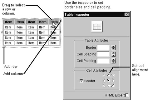 To Edit The Table Click Inside The Table You Will See Resize Borders And Arrows Pointing Down