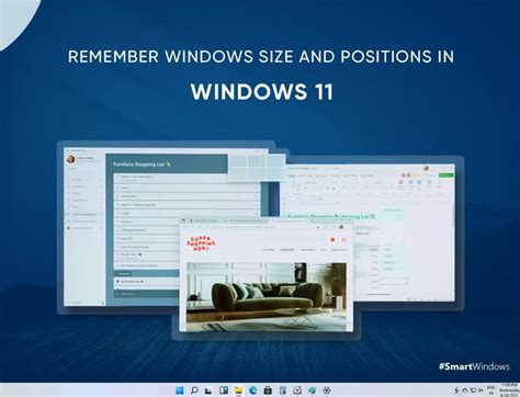 Remember Windows Size And Positions In Windows SmartWindows