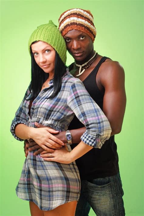 White Woman And Black Man Stock Image Image Of Male 10385497