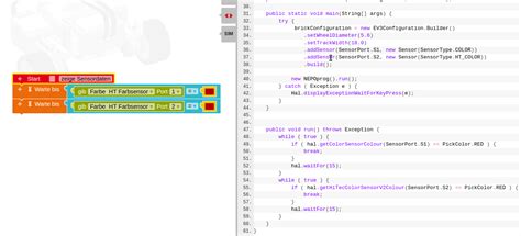 Hitechnic Nxt Color Sensor Version 2 Support For Ev3 · Issue 223 · Openrobertaopenroberta Lab