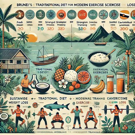 브루나이 전통 식단과 현대 운동 과학의 결합 건강한 체중 감량을 위한 전략