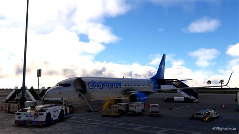 Flywoh Pmdg 737 800 Charterair With Split Scimitar Winglets For