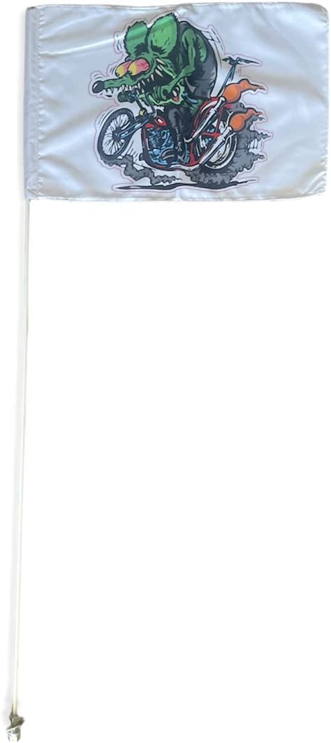 Rat Fink Scrambler Predator Outlaw Trail Blazer Magnum 6 Whip Flag