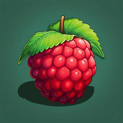 Premium Ai Image Raspberry Pixel Art 8bit Style Game Item