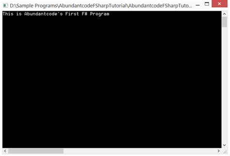 console readline and writeline in f