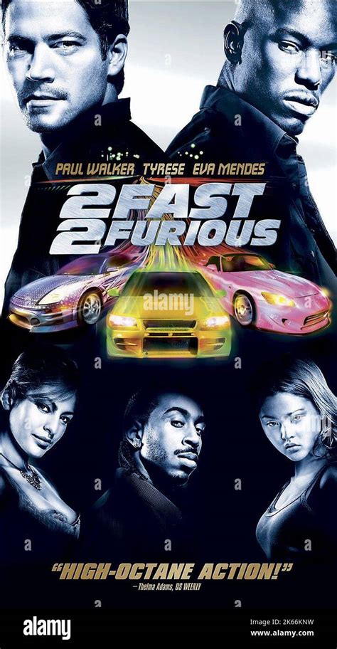 Paul Walker Tyrese Gibson Eva Mendes Ludacris Devon Aoki Poster 2