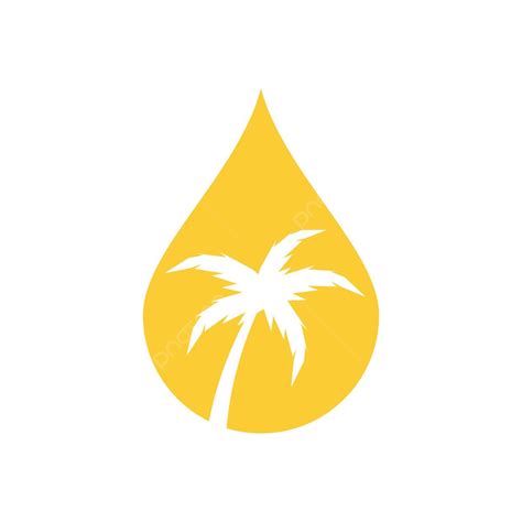 Logo Minyak Sawit Wadah Vitamin Terisolasi Vektor Terpencil Vitamin