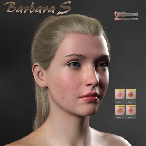 Barbara S Variable Pro Textures For Genesis 9 Humanx Textu