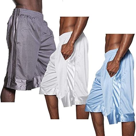 Hat And Beyond Mens Heavyweight Mesh Shorts Athletic Fitness Gym Sports