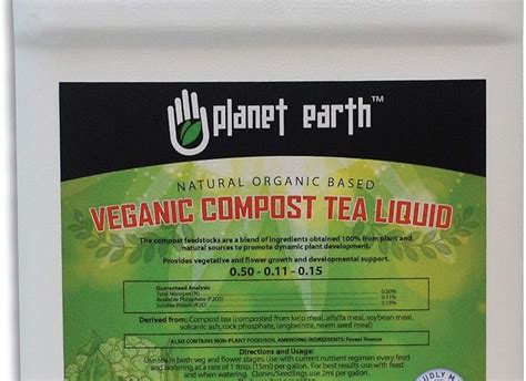 Planet Earth Natural Veganic Compost Tea Review Hydroponic Gardening