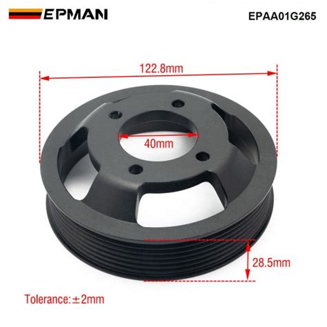 Epman Aluminum Water Pump Pulley For Bmw M52tum54 Engines Cnc 6061