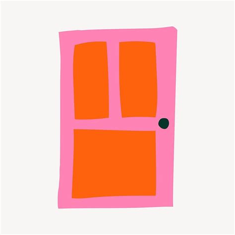 Door Cute Doodle Colorful Design Free Photo Illustration Rawpixel