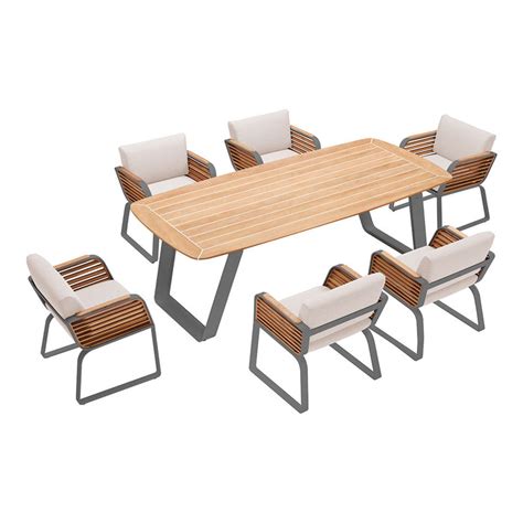 Set Comedor Exterior 7 Pzas Wing — Idco